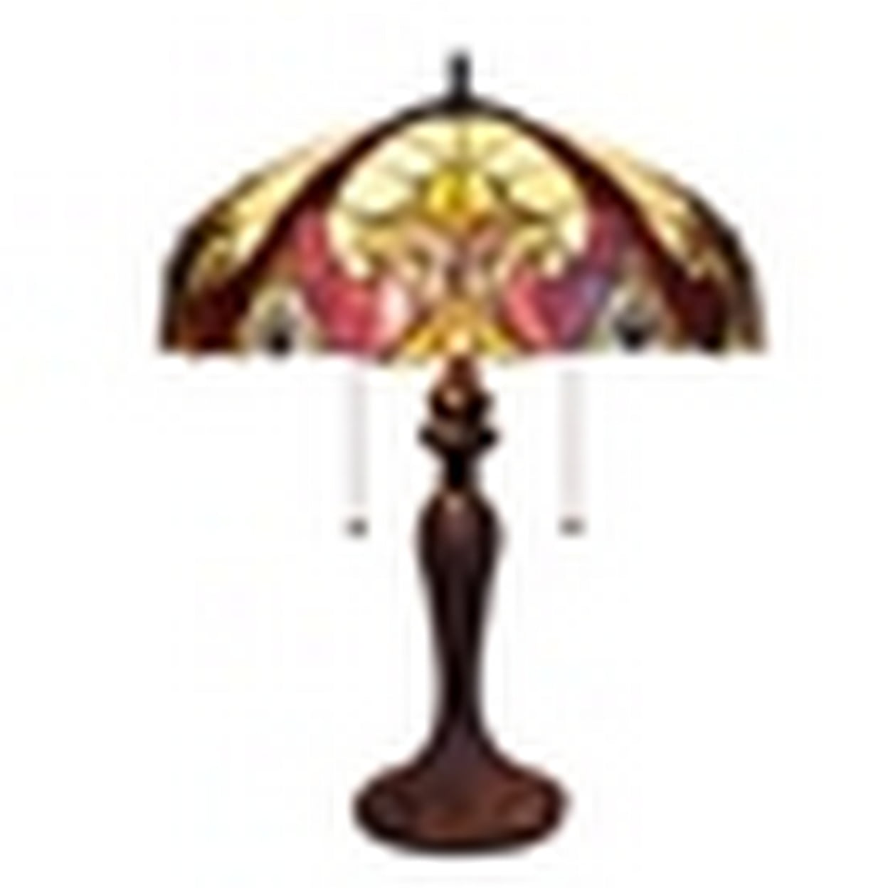 CHLOE Lighting ADIA Victorian Tiffany-Style 2 Light Table Lamp for ...
