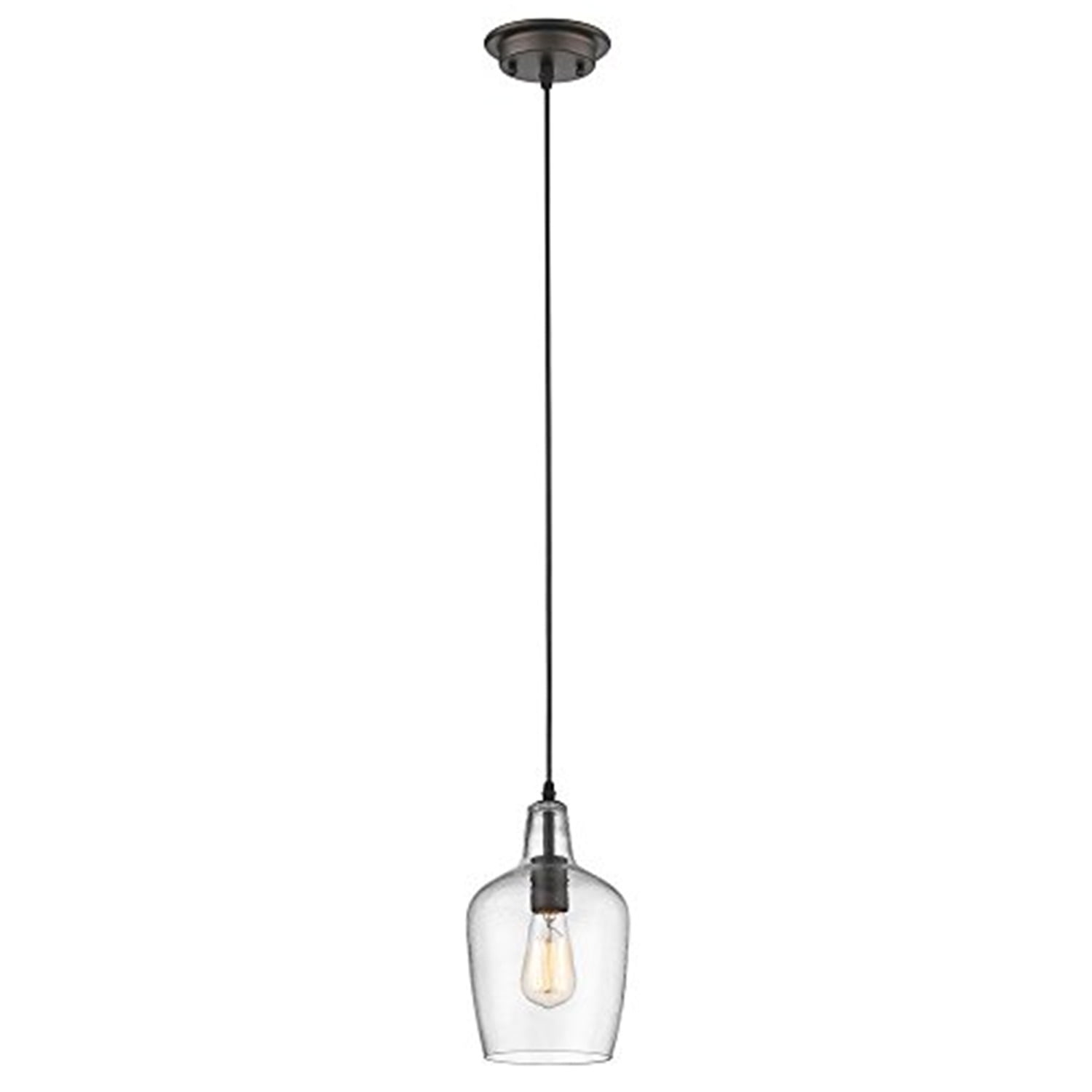 CHLOE Lighting ELLIE Transitional 1 Light Rubbed Bronze Ceiling Mini ...