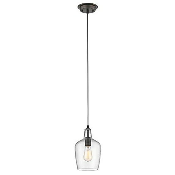 CHLOE Lighting ELLIE Transitional 1 Light Rubbed Bronze Ceiling Mini ...