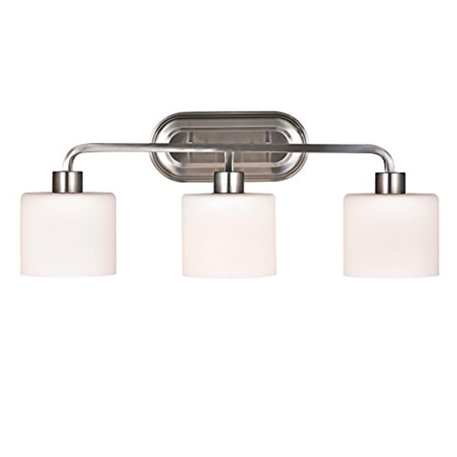 CHLOE Lighting LEIA Transitional 3 Light Brushed Nickel Bath Vanity ...