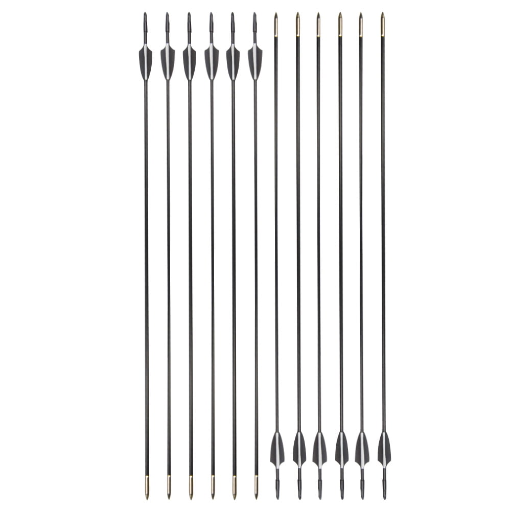 CHN Archery - 30" 6mm Fiberglass Arrows Ideal for Beginners (12 Pack ...