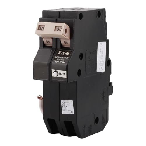 CHN230GF 30 Amp Double Pole GFCI Ground Fault Circuit Breaker, Pigtail ...