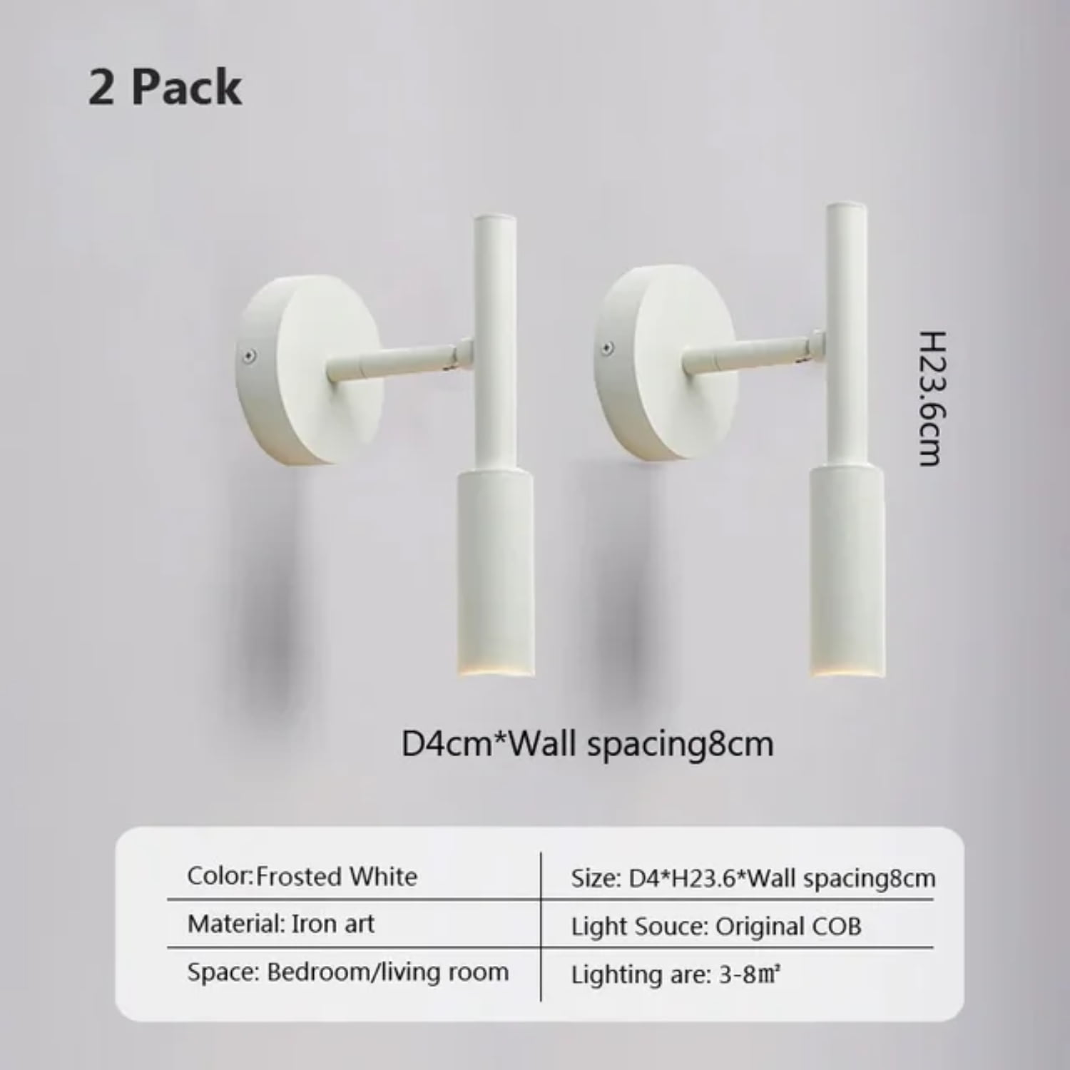 CHNGSPM Adjustable Rotatable Folding Modern Nordic LED Spotlight Wall ...