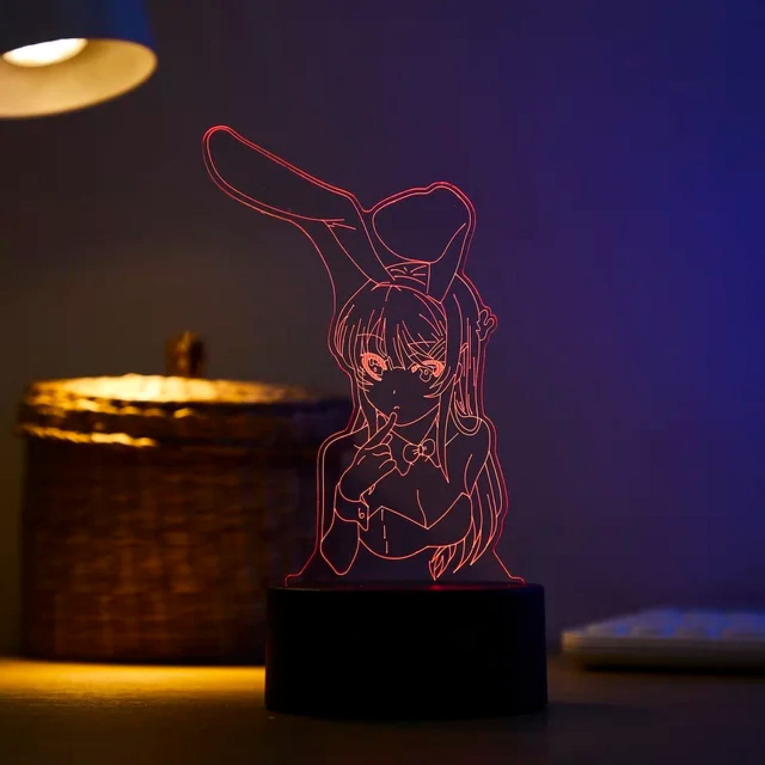 CHNGSPM Romantic Anime Darling in the Franxx Zero Two LED Night Light ...