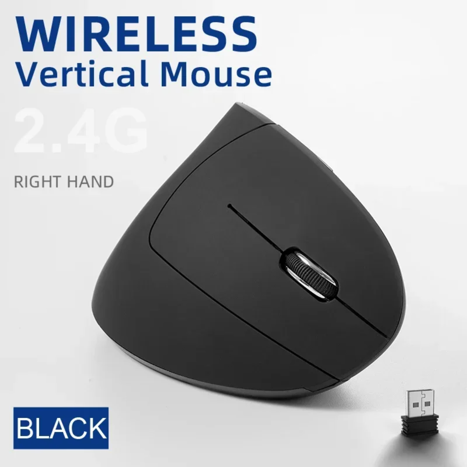 CHNGTO Ergonomic 2.4G Wireless Vertical Mouse 1600DPI for PC Laptop ...