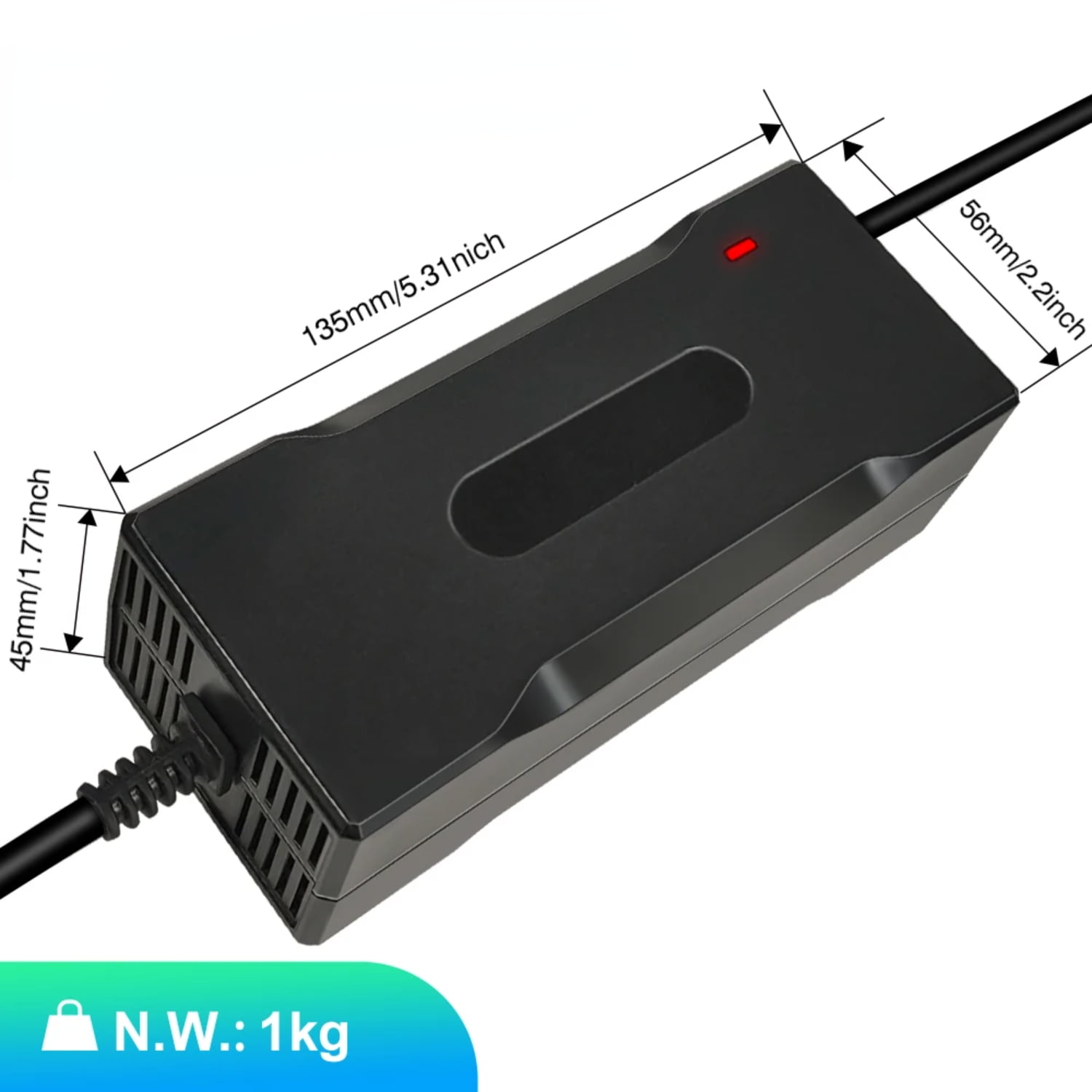 CHNGTO Fast Charging 67.2V 2A Lithium Battery Charger for 60V 16S ...