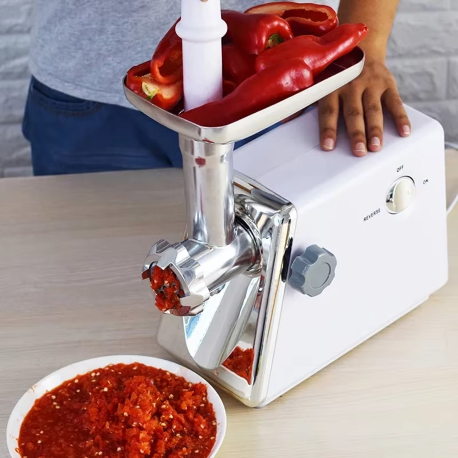 CHNGTO Powerful 1400W Commercial Meat Grinder - Versatile Sausage ...