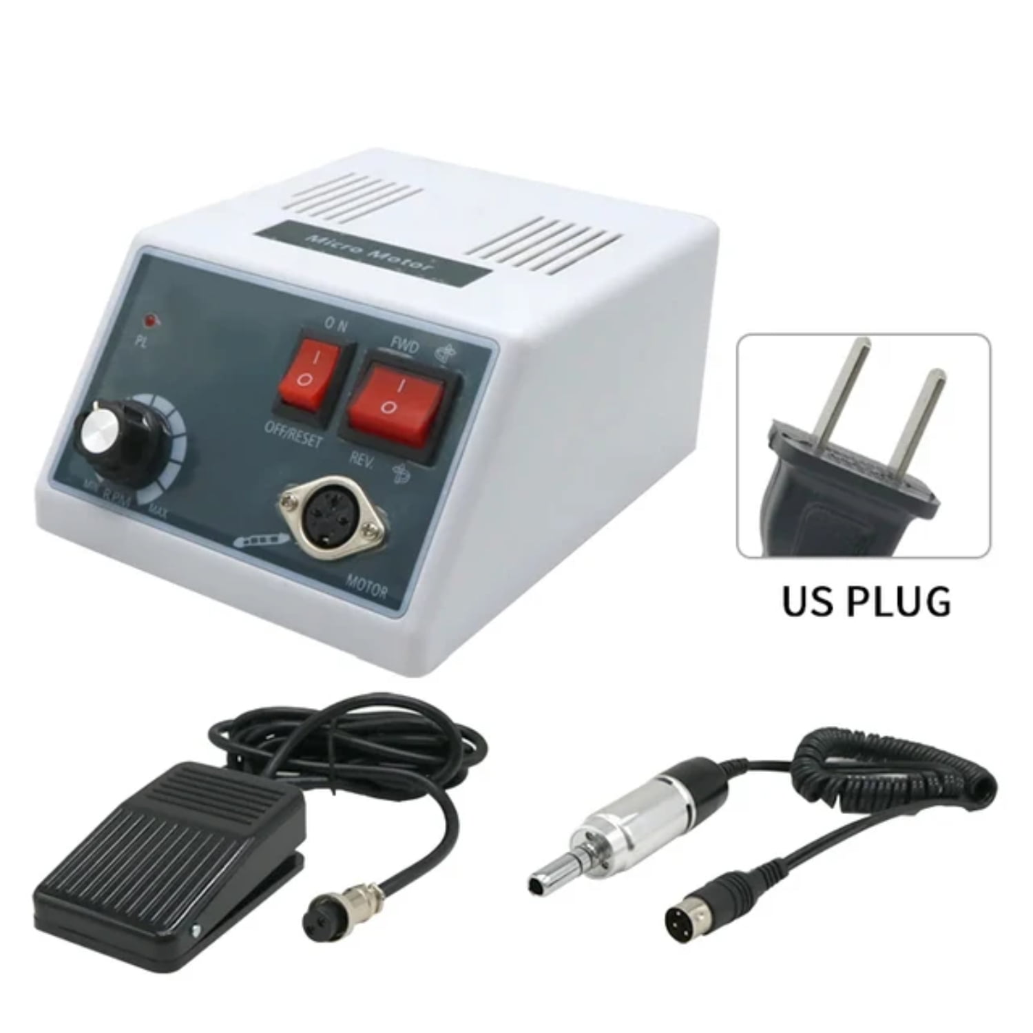 CHNGXDZ High-Speed 35000 RPM E-Type Micromotor Polishing Machine with ...