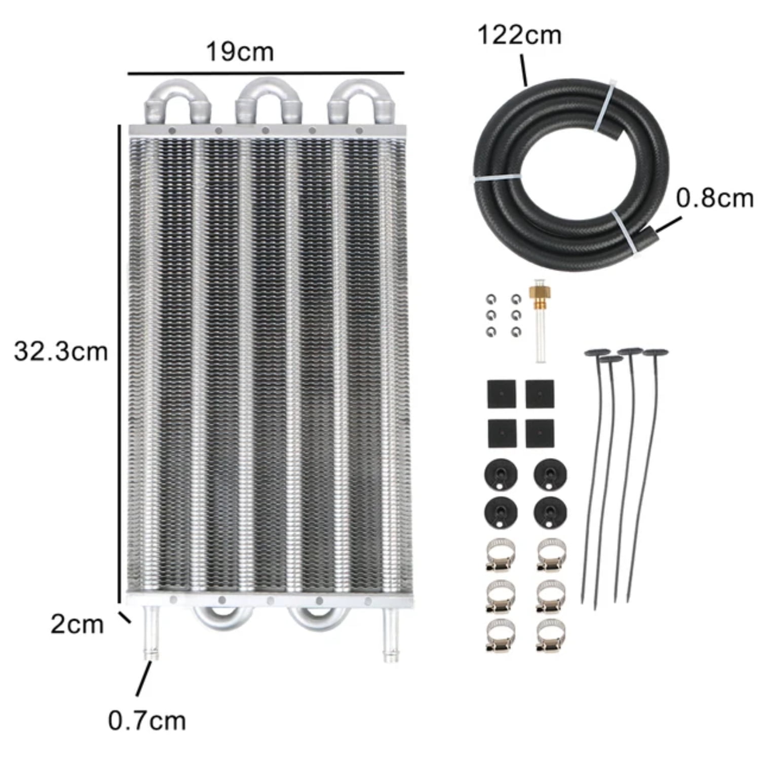 CHNGXJC Cooling System Car Oil Cooler Condenser with Effective Heat ...