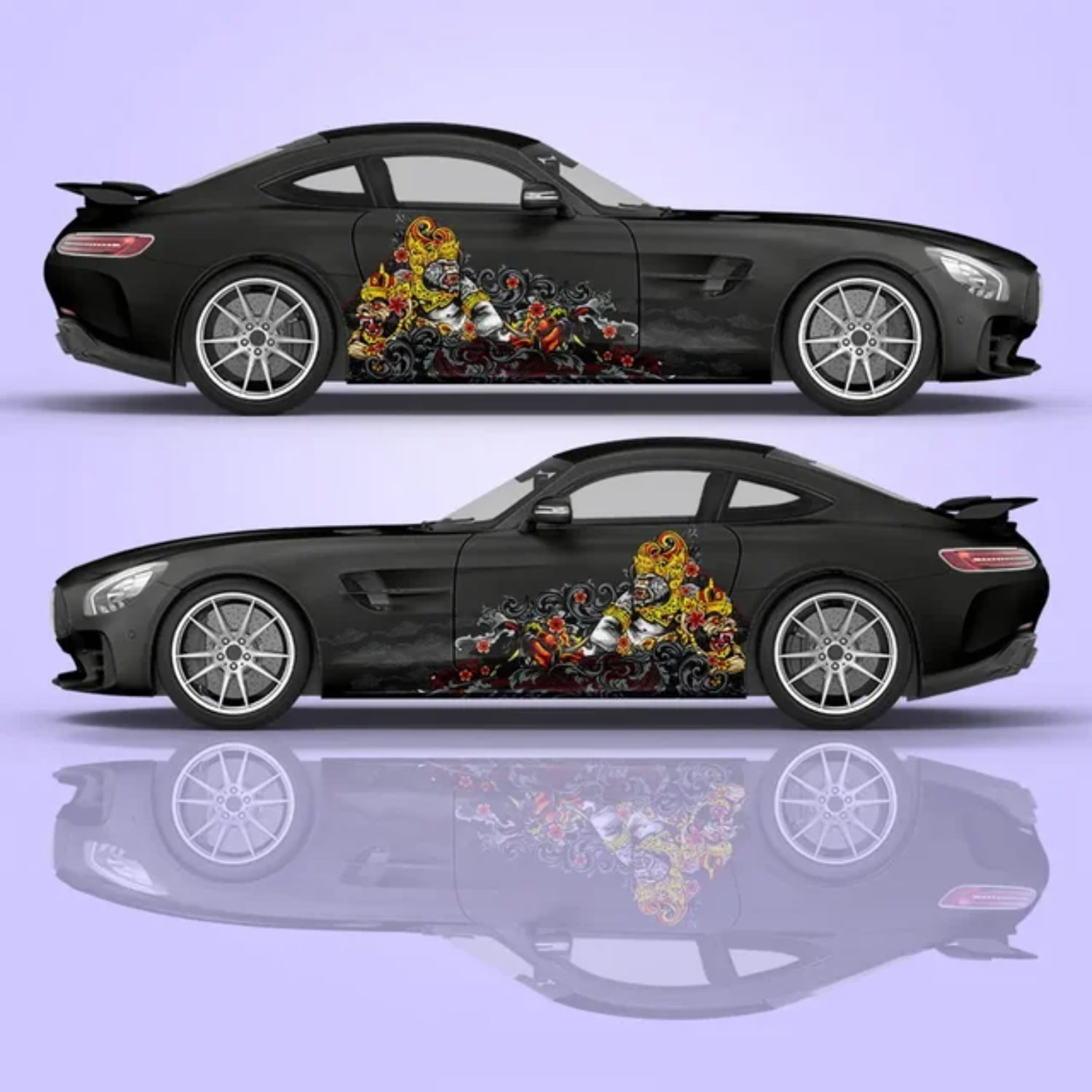 CHNGXJC DIY Auto Parts Racing Decals Sticker Kit: 2 Graphic Vinyl ...