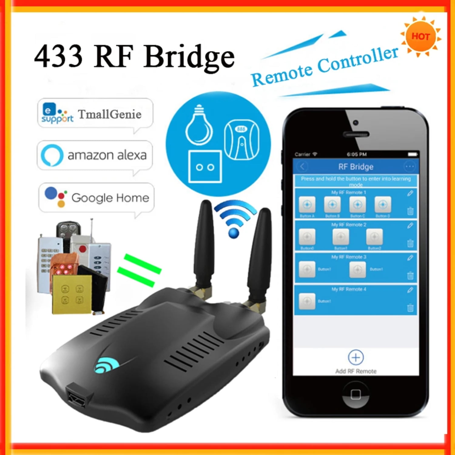 CHNGXJC Enhance Your Home with the eWelink 433 RF Bridge - Perfect for ...