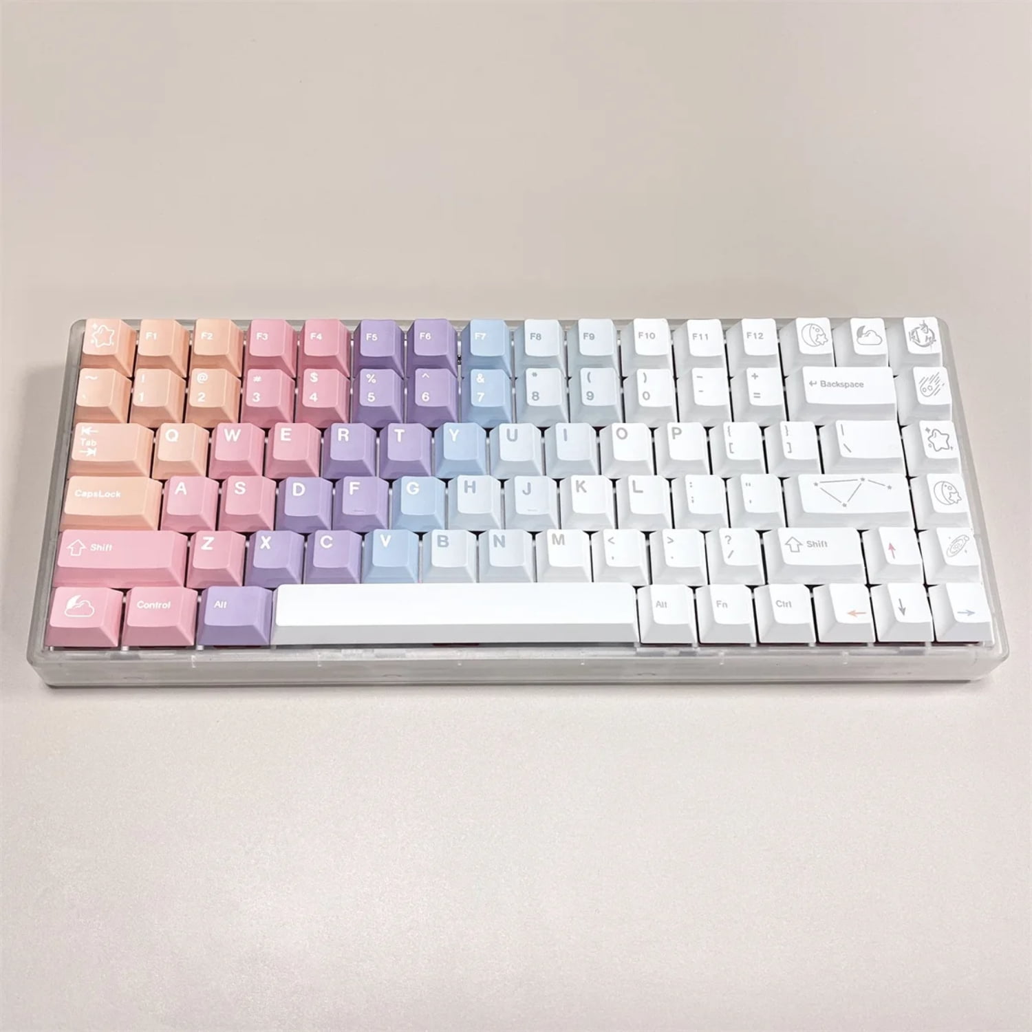 CHNGXJC ”Exquisite GMK Dreams Gradient Cherry Profile PBT Dye Sub ...