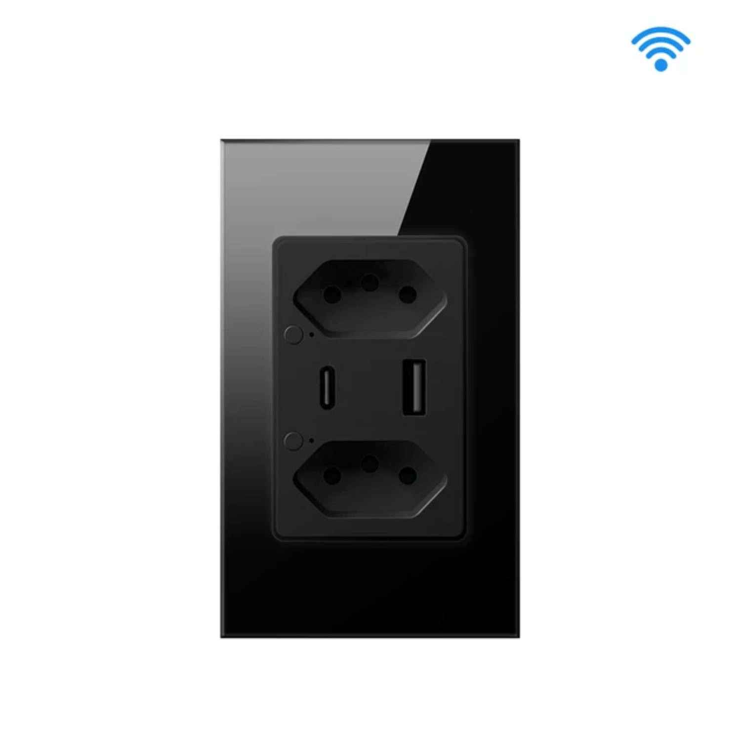 CHNGXJC Fast Charger WiFi/ZigBee Brazil Smart Wall Socket with USB/Type ...