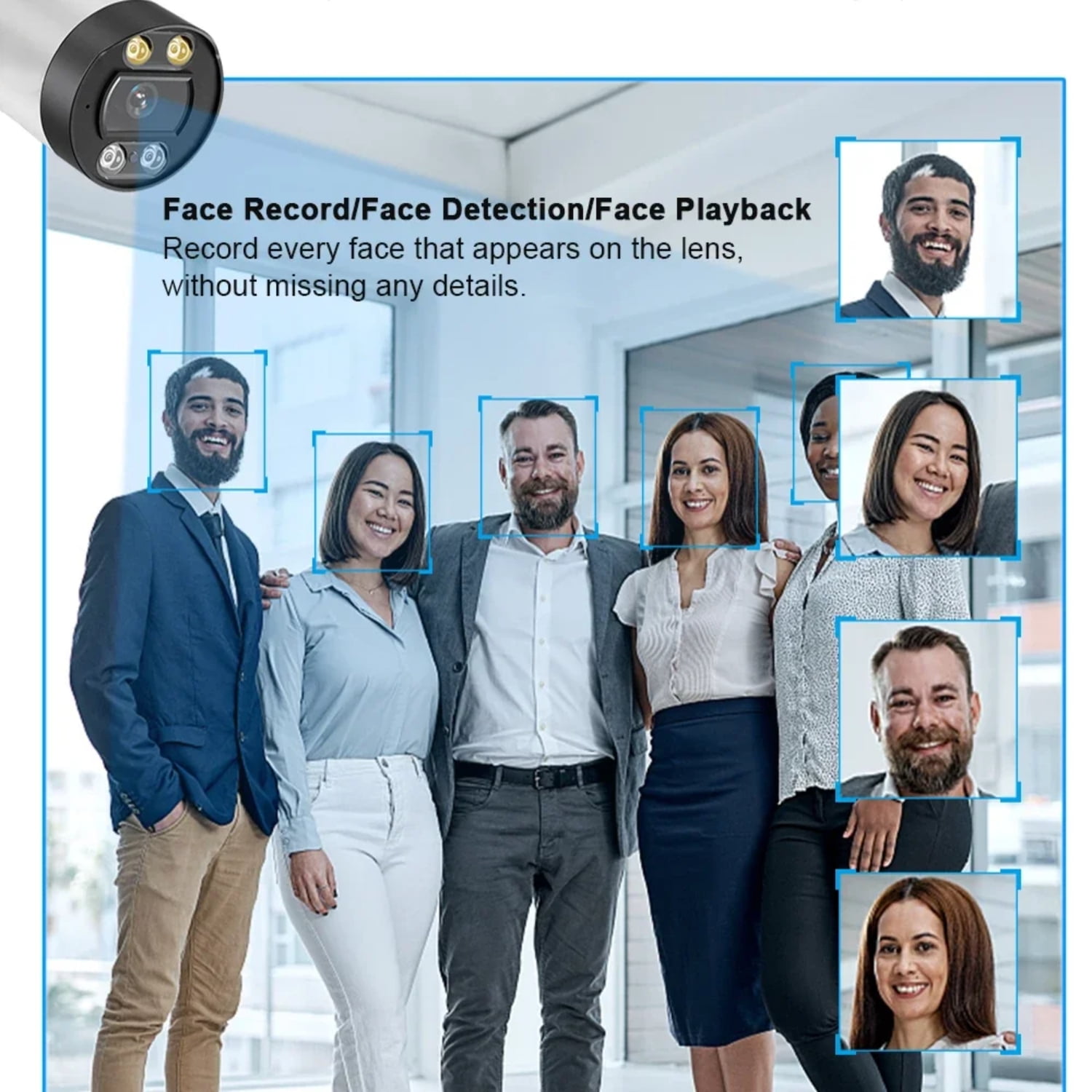 CHNGXJC High Definition 2K 4K CCTV Security Camera Kit - Outdoor 8MP IP ...