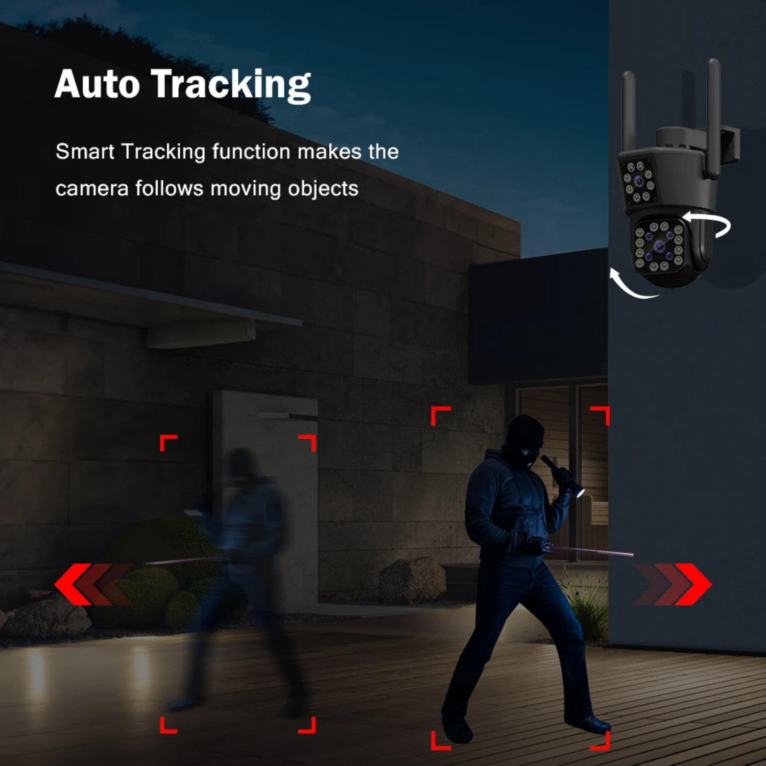 CHNGXJC High Definition 4K Resolution Advanced Outdoor Wifi PTZ Camera ...