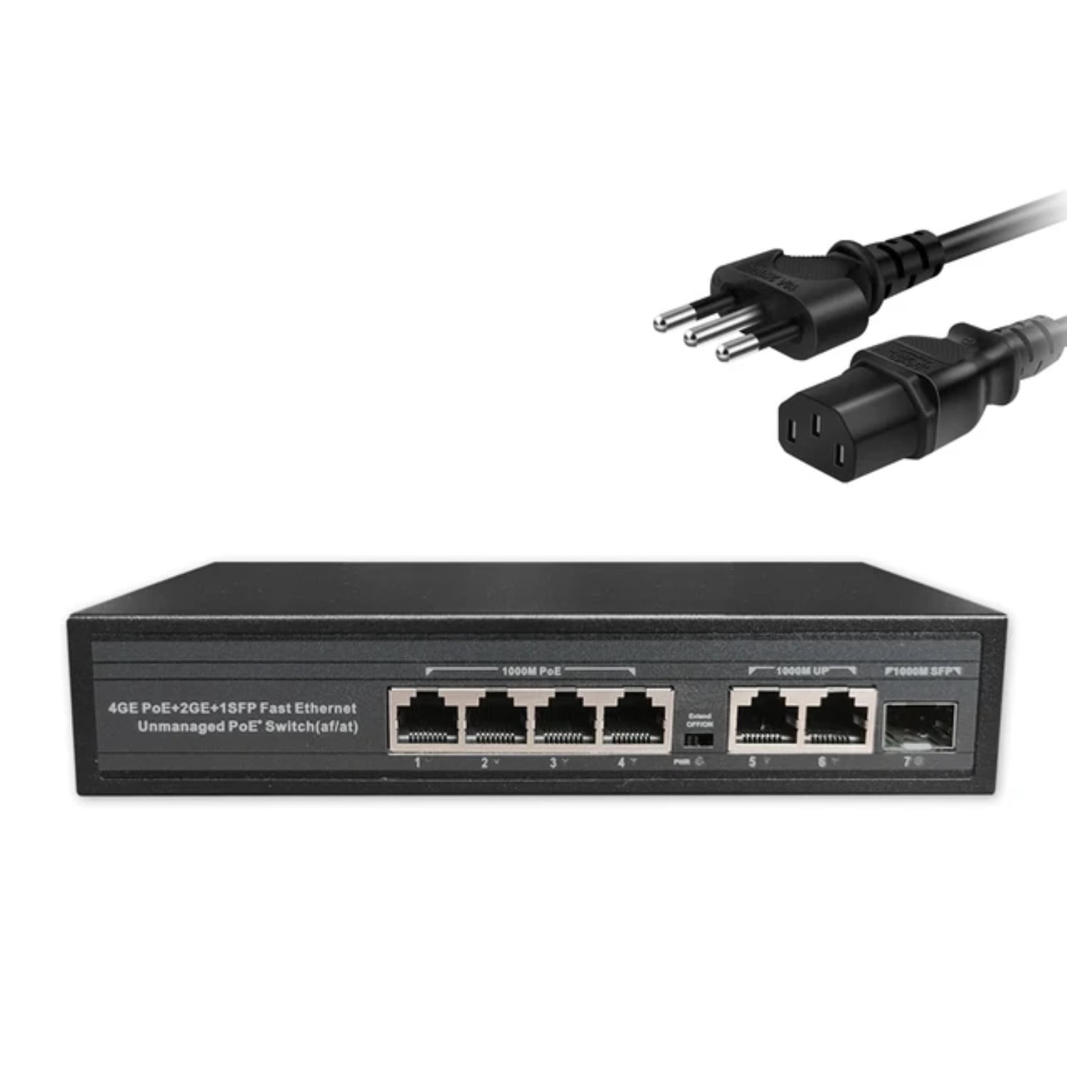 CHNGXJC High-Efficiency Full Gigabit Unmanaged POE Ethernet Switch Hub ...