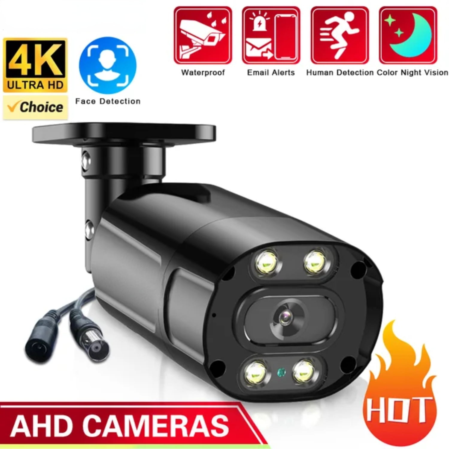 CHNGXJC High-Quality 8MP Weatherproof Outdoor Night Vision CCTV BNC ...