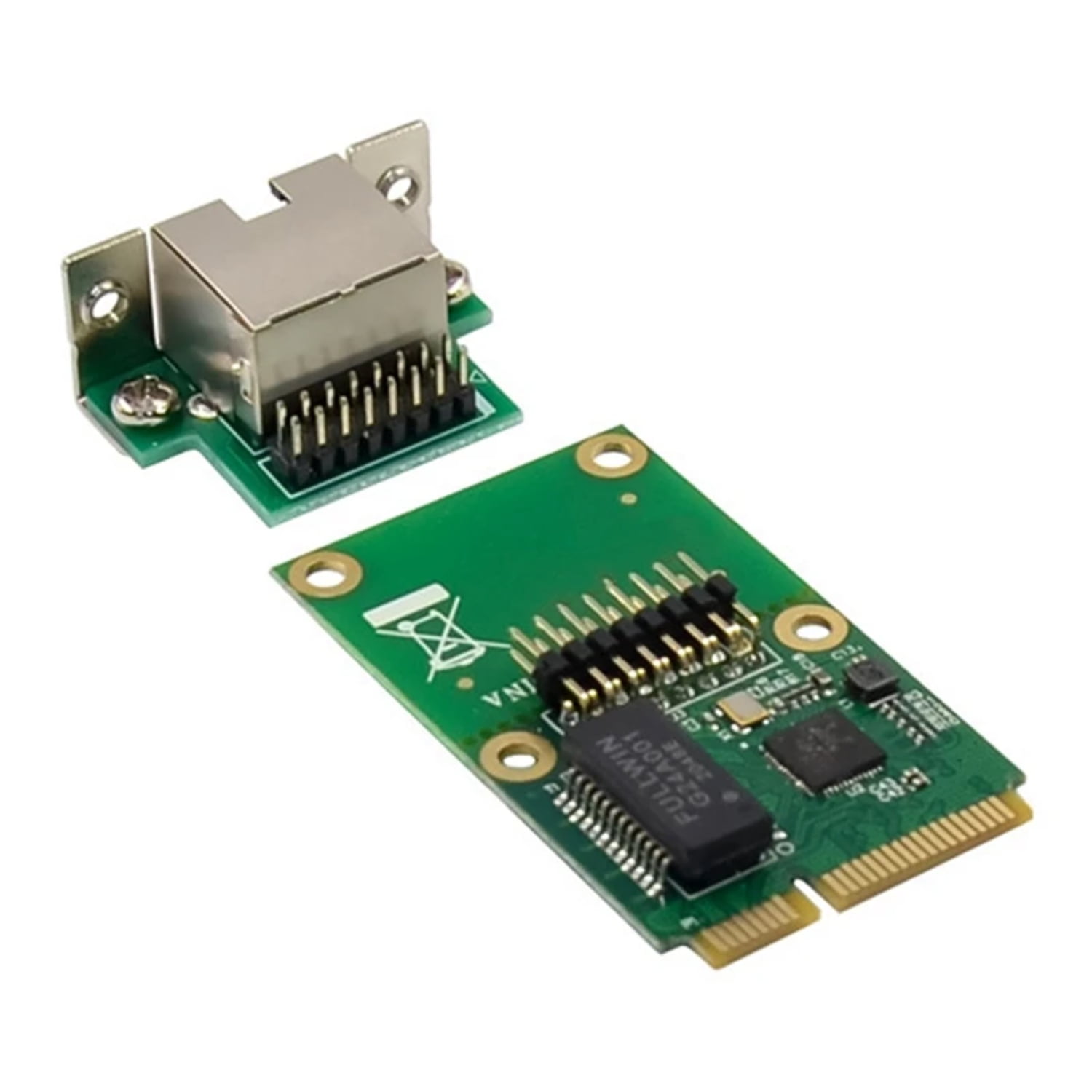 CHNGXJC Industrial Grade Realtek RTL8111F Mini PCIE Gigabit Single-Port ...