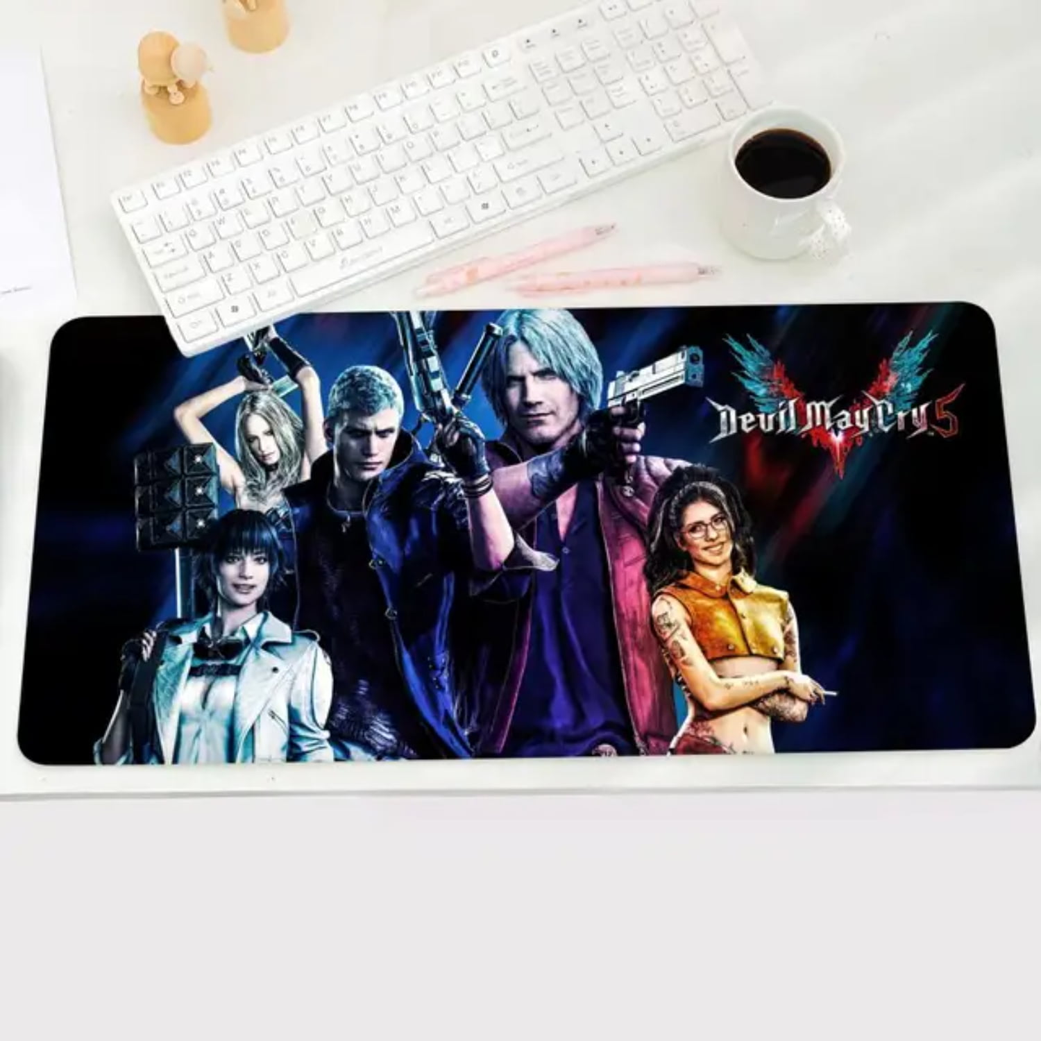 CHNGXJC Large Devil May Cry Anime Gaming Mouse Pad Desk Mat - Office ...