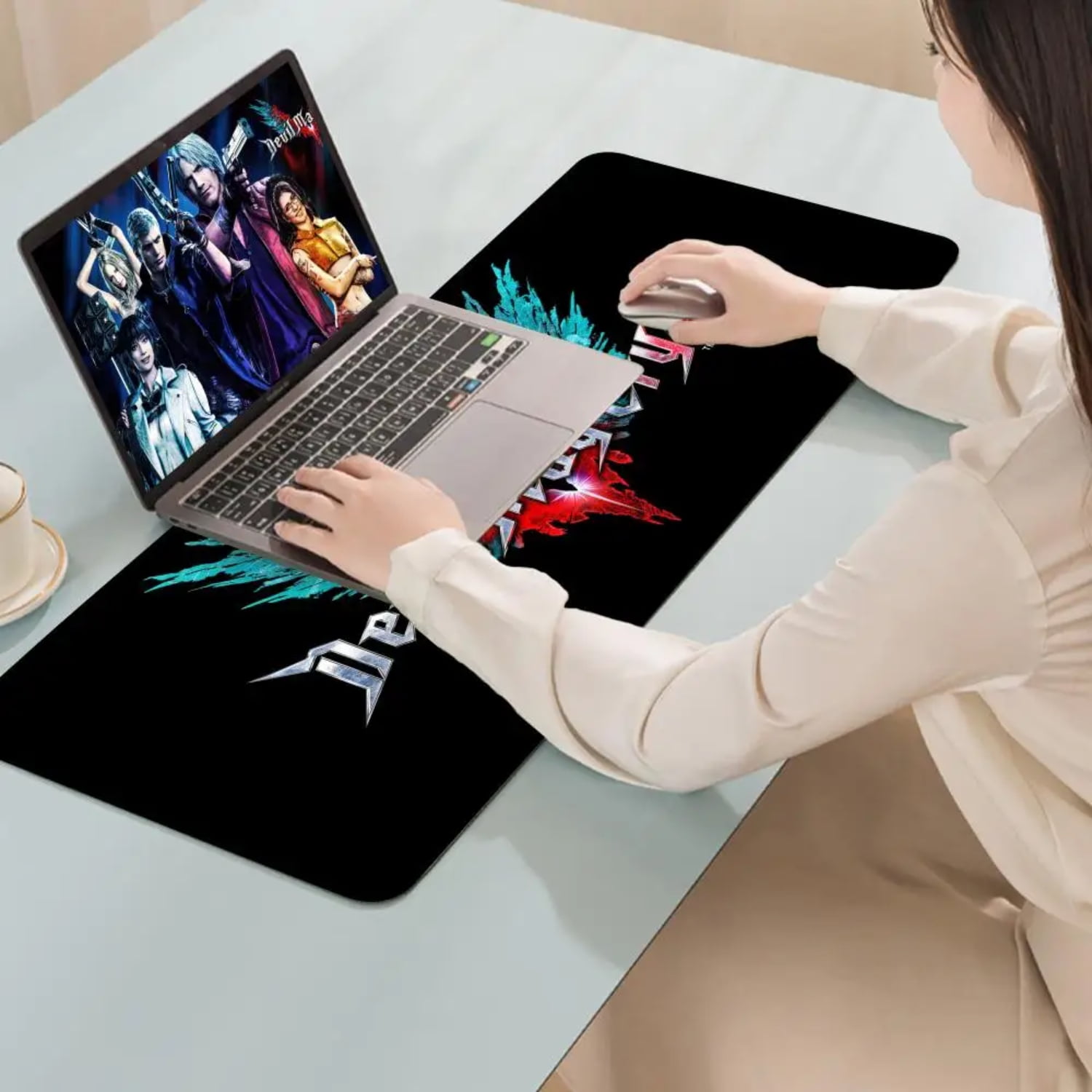 CHNGXJC Large Devil May Cry Anime Gaming Mouse Pad Desk Mat - Office ...