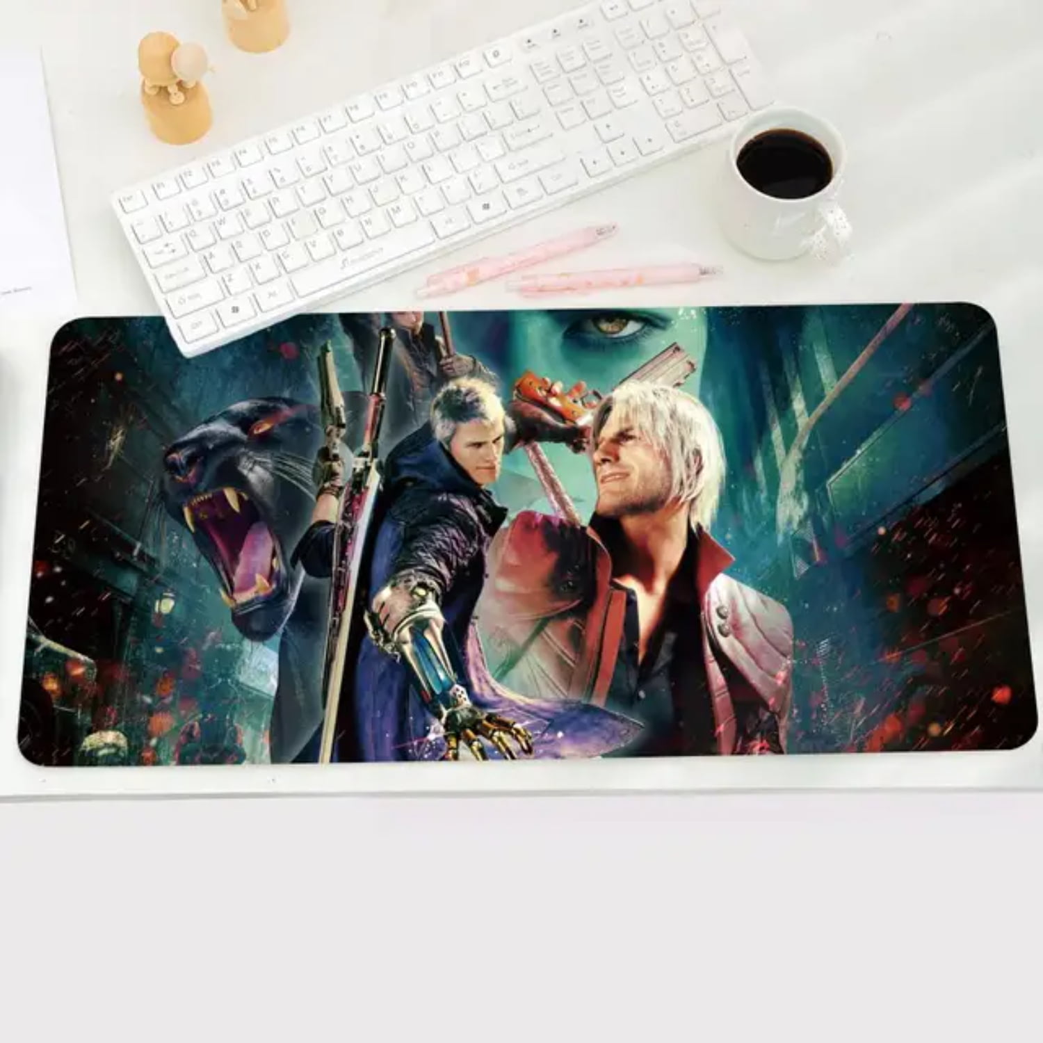 CHNGXJC Large Devil May Cry Anime Gaming Mouse Pad Desk Mat - Office ...