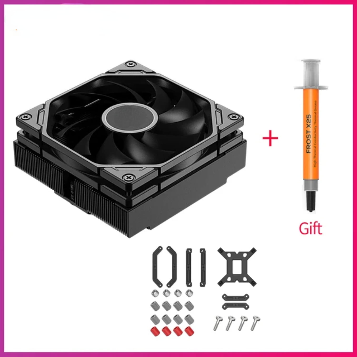 CHNGXJC Low-profile and efficient ID-COOLING IS-47-XT CPU Cooler for ...