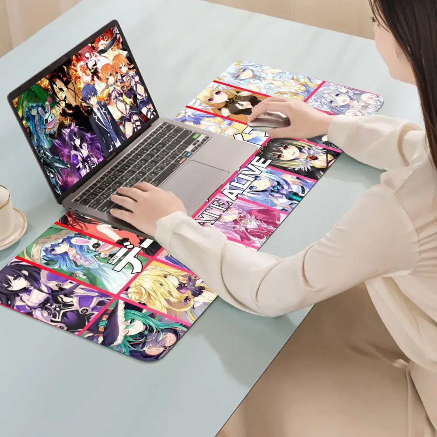 CHNGXJC Luxury Date A Live Fashion Big Anime Mouse Pad Large Desk Mat ...