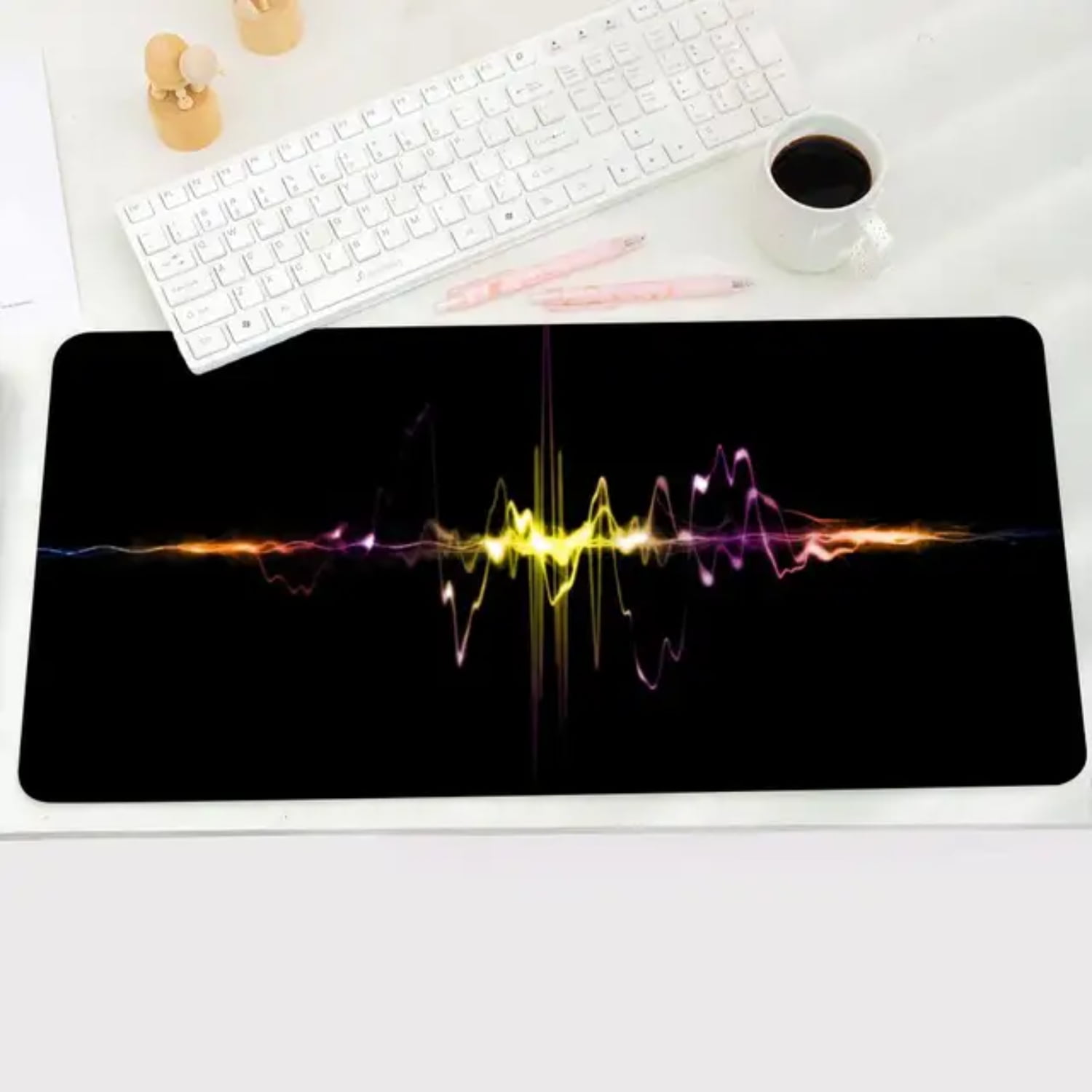 CHNGXJC Luxury Large Anime Desk Mat Cool Mouse Pad for Gaming and ...