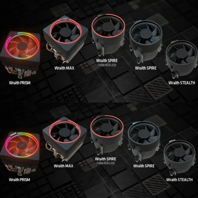 CHNGXJC Quiet and Efficient Ryzen 5700X CPU Cooler Fan with Wraith ...