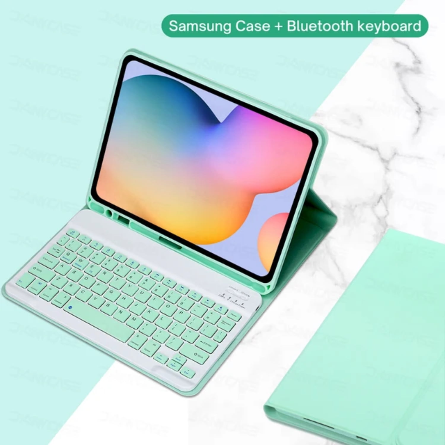 CHNGXJC Slim Protective Tablet Cover with Keyboard for Samsung Galaxy ...