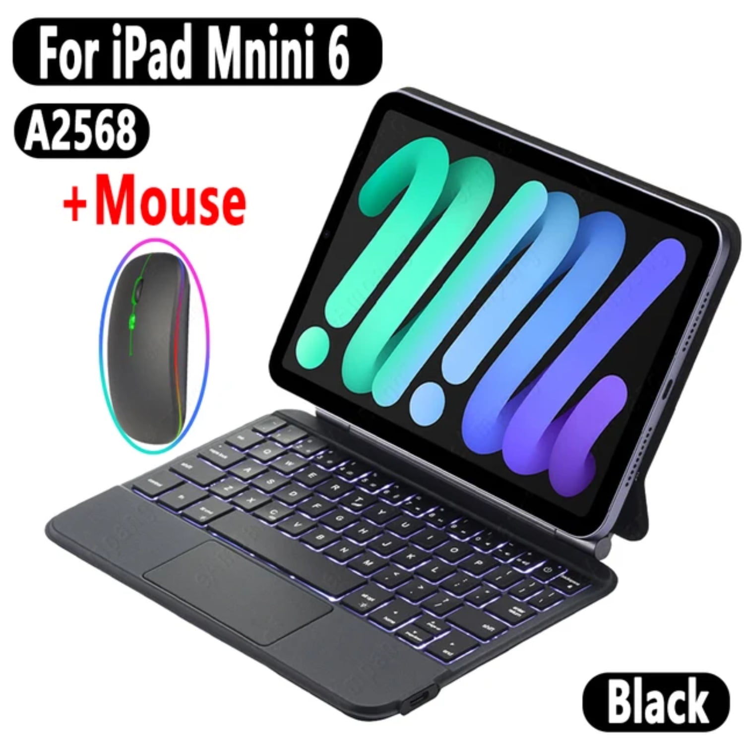 CHNGXJC Stylish Magic 6th Generation 2021 Mini Keyboard Case with ...