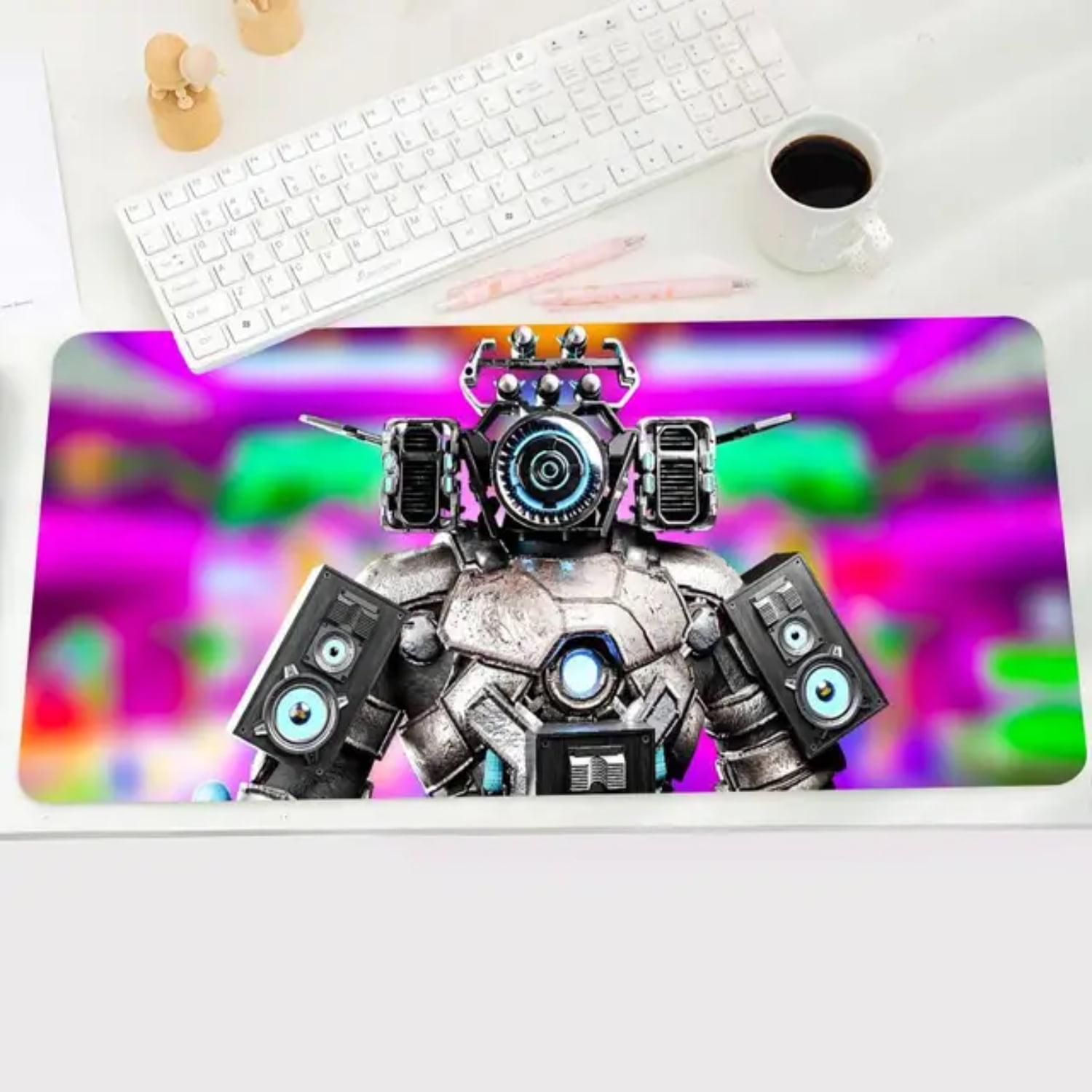 CHNGXJC Upgrade your gaming setup with this luxurious large anime desk ...