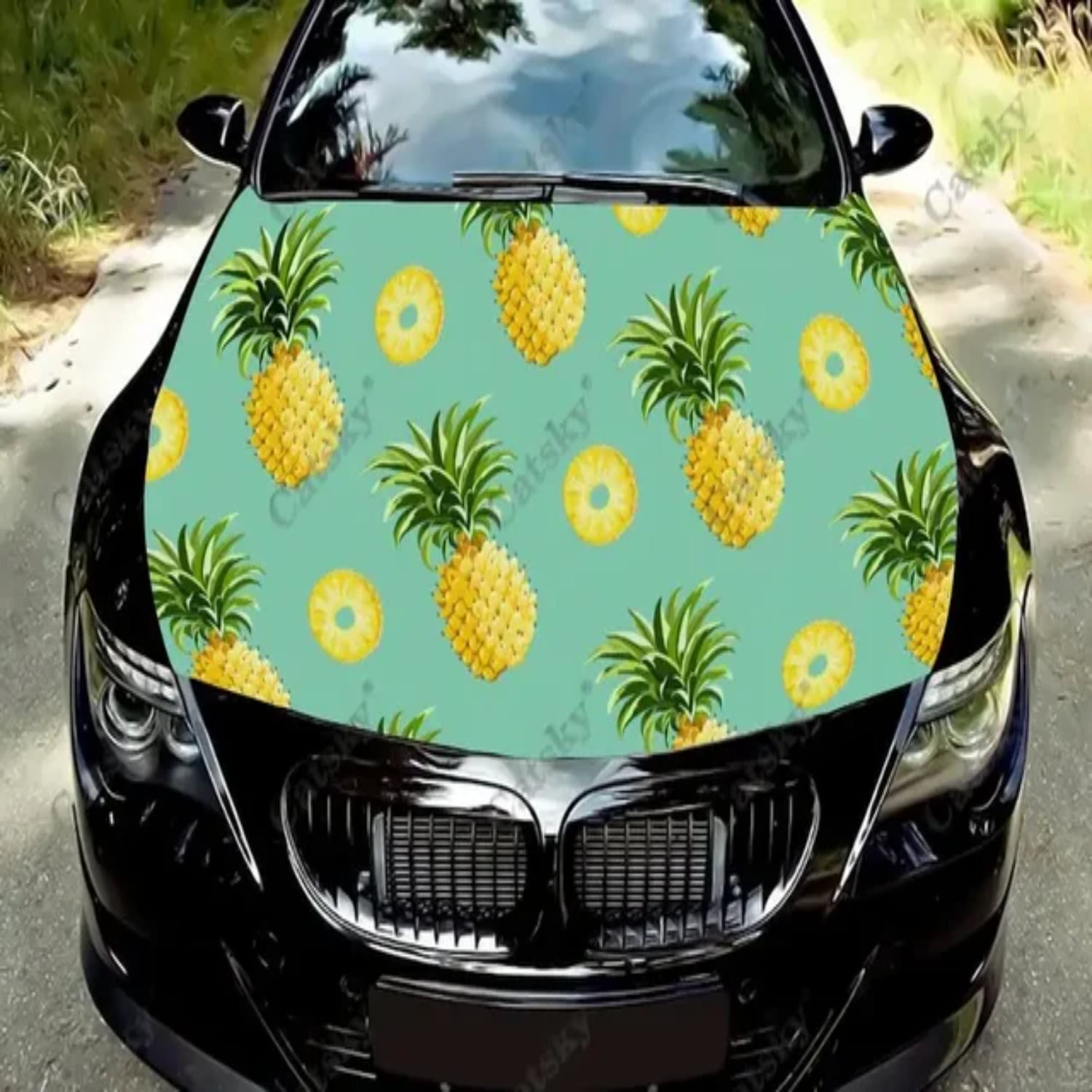 CHNGXJC Vibrant Colorful Fruit Design Car Hood Vinyl Wrap Stickers for ...