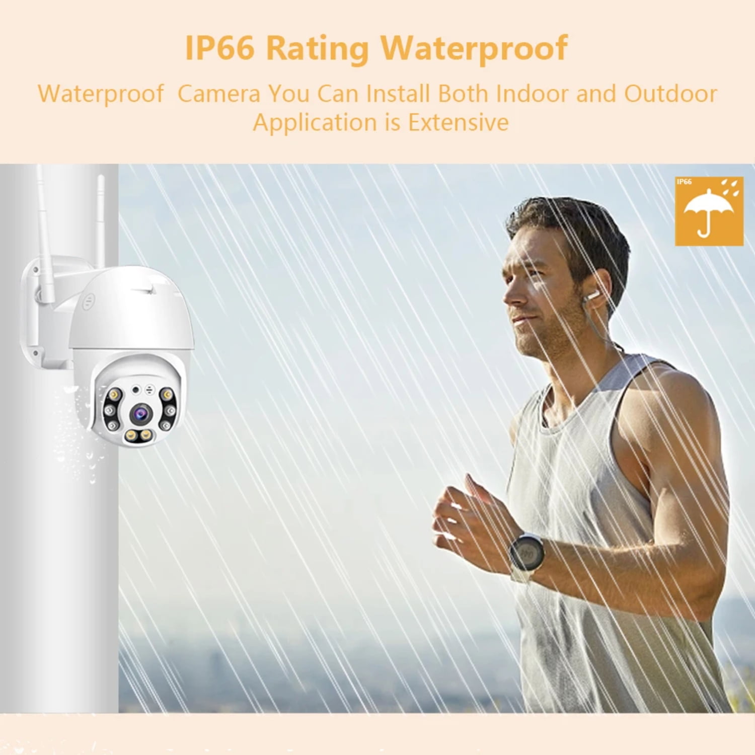 CHNGXJC Wireless 1080P Outdoor Security Camera | High Definition 5MP ...