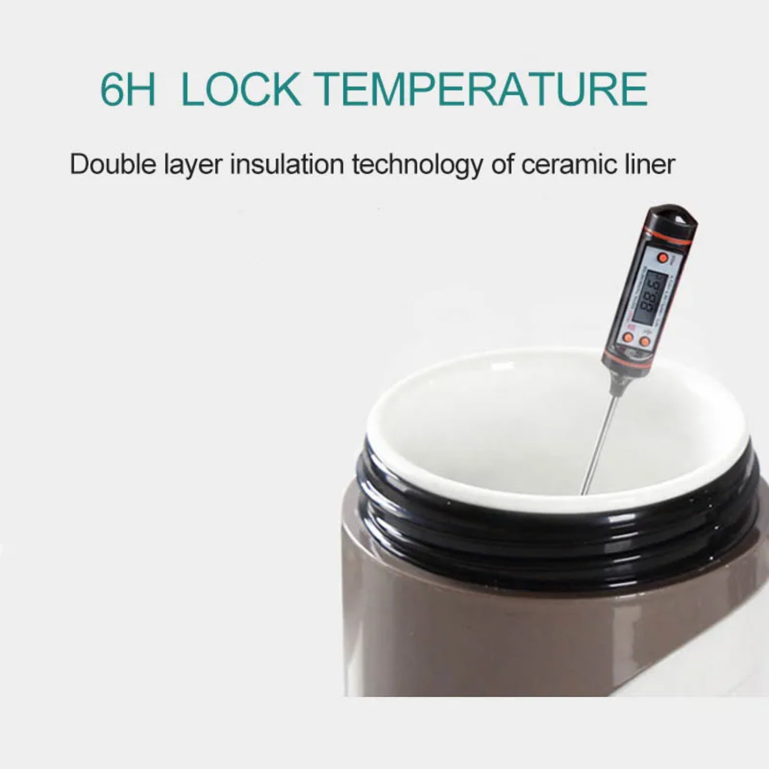 CHNGYCX Stylish and Portable YMEEI 380ML Ceramic Inner Vacuum Flasks ...