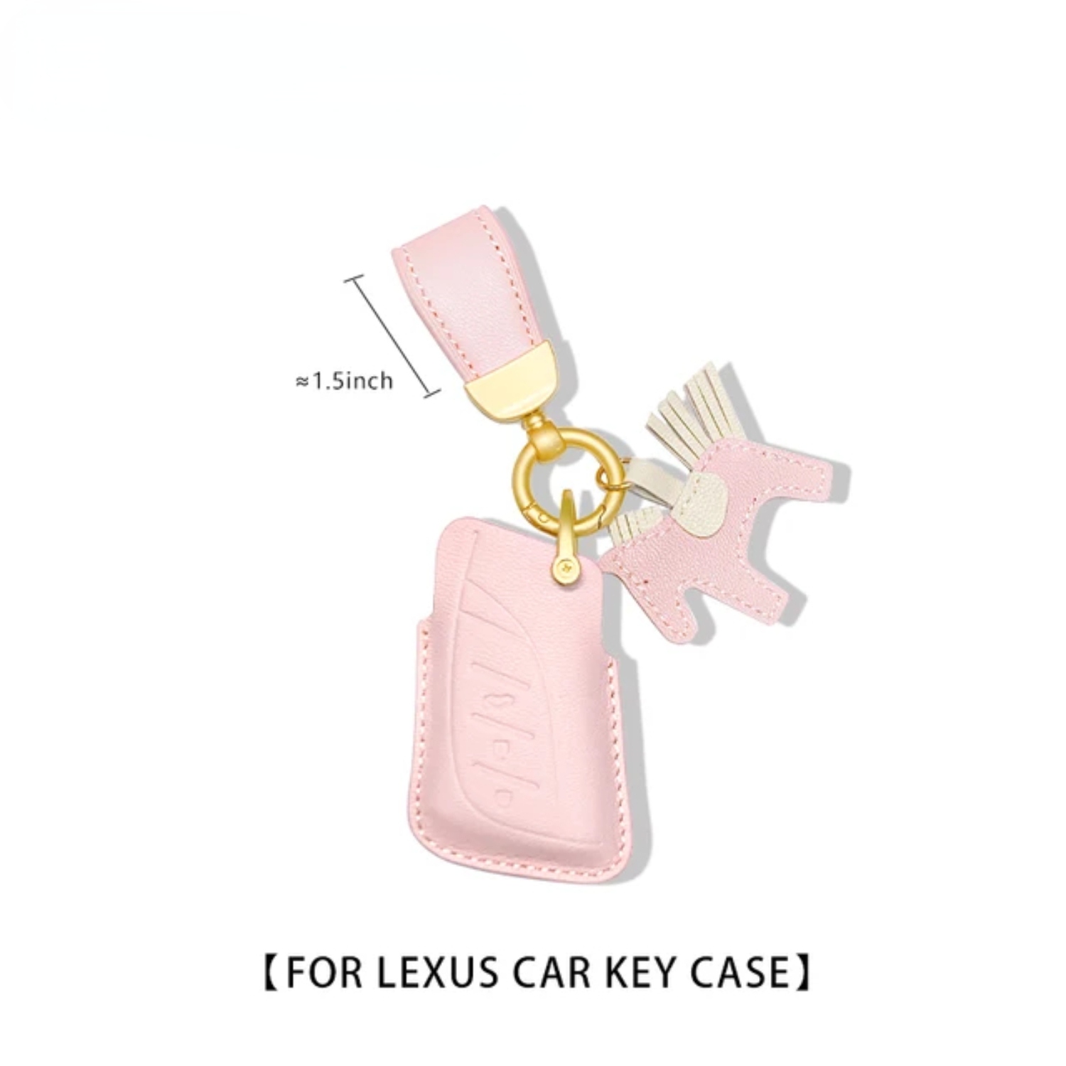 CHNGYDZ 2024 New Stylish Leather Car Key Case in Pink Black and Purple - Must-Have Accessories ...