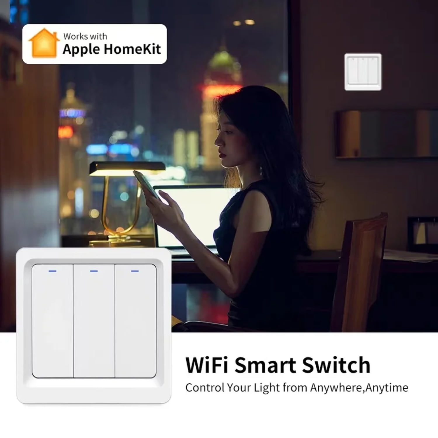 CHNGYDZ Elevate Your Home Automation with Voice Controlled Smart Switch ...