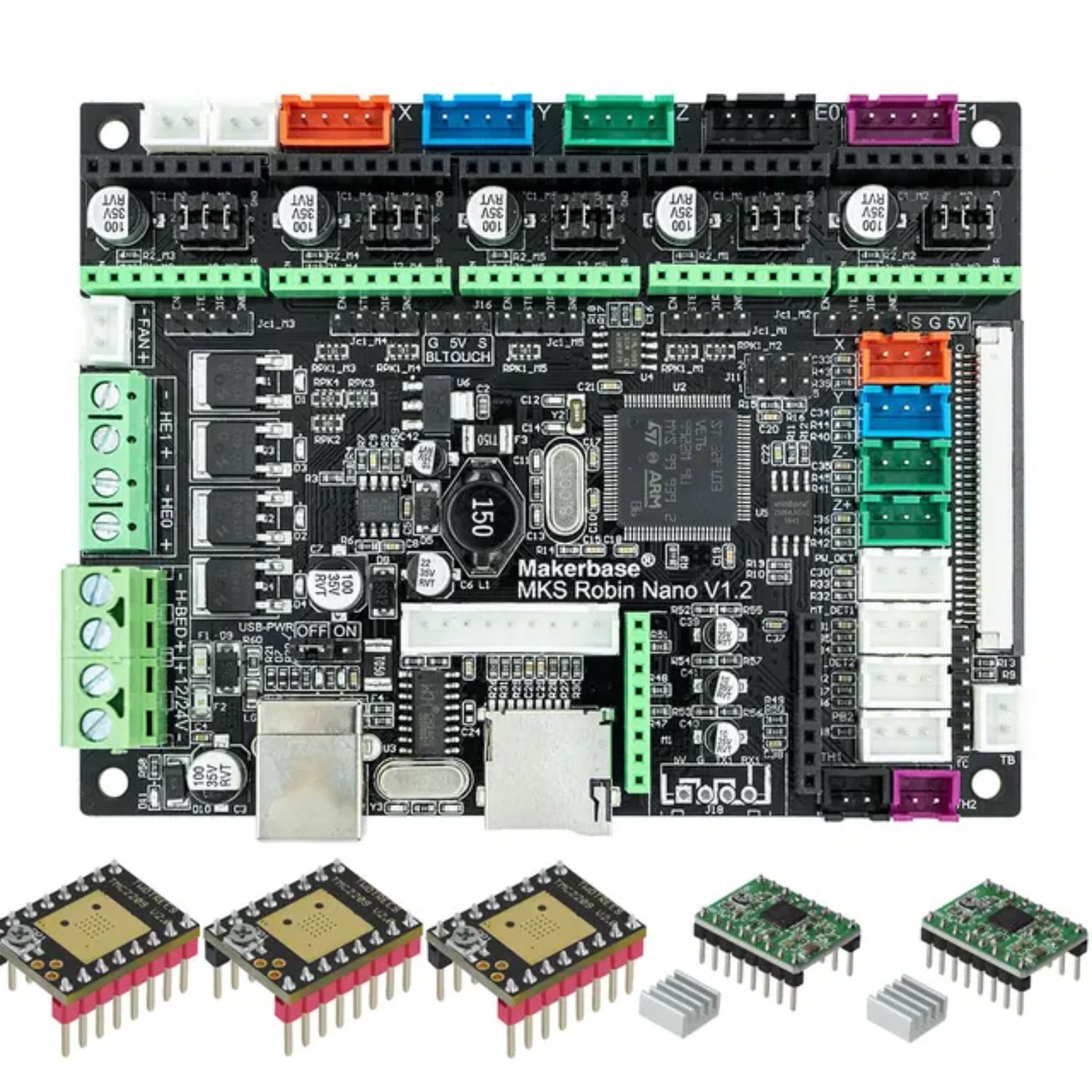 CHNGYDZ Enhanced MKS Robin Nano V1.2 3D Printer Parts - 32Bit STM32 ...