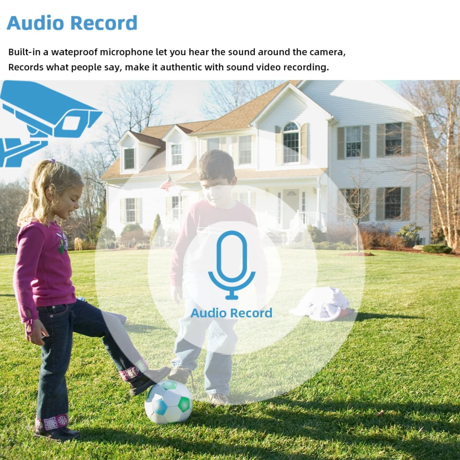 CHNGYDZ High Quality 5MP Outdoor Wireless IP Security Camera with Audio ...