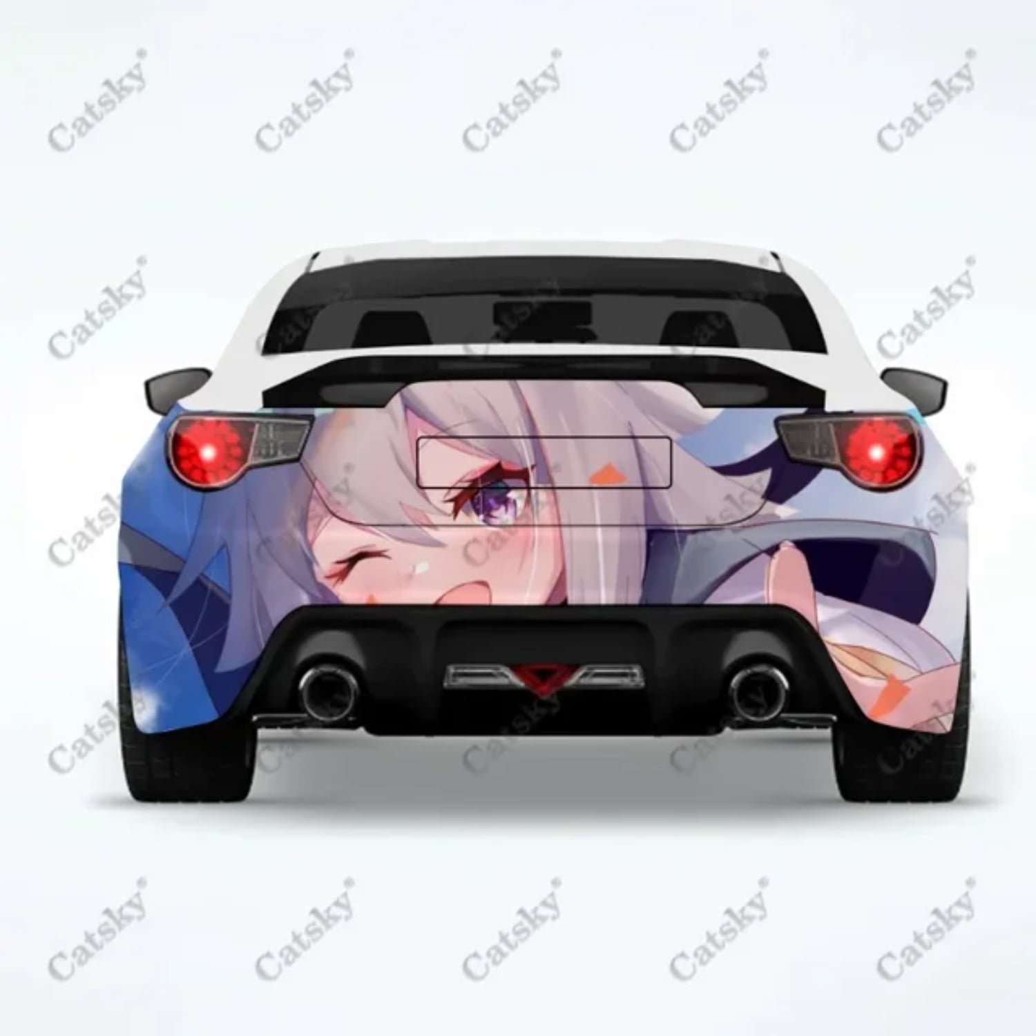 CHNGYJC Creative Rear Wrap Car Decal Sticker for Genshin Paimon ...