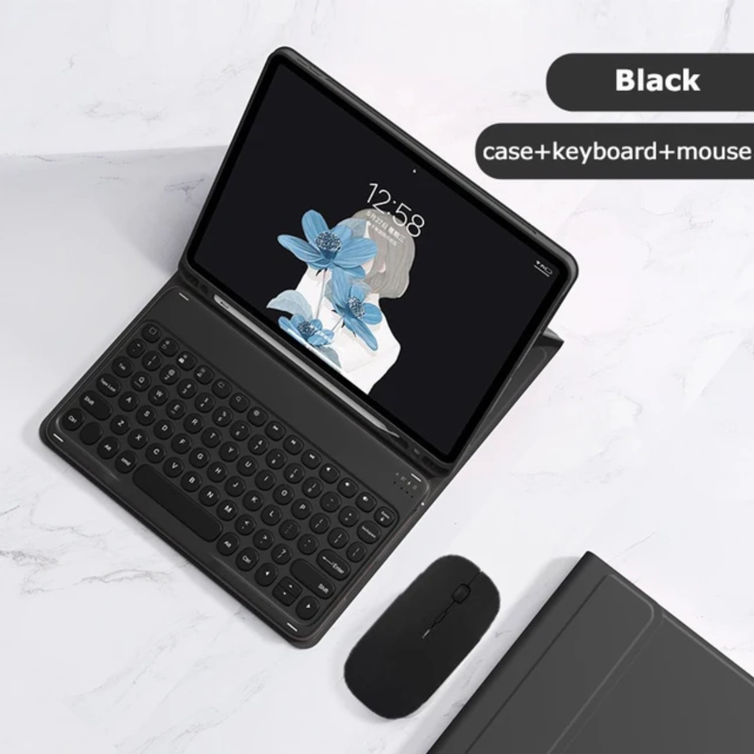 CHNGYJC Foldable Stand Wireless Keyboard Mouse Cover for 2022 10.9 inch ...