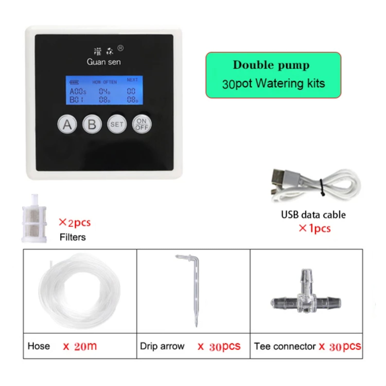 CHNGYJC Intelligent Double Watering Timer for Smart Garden Plant ...