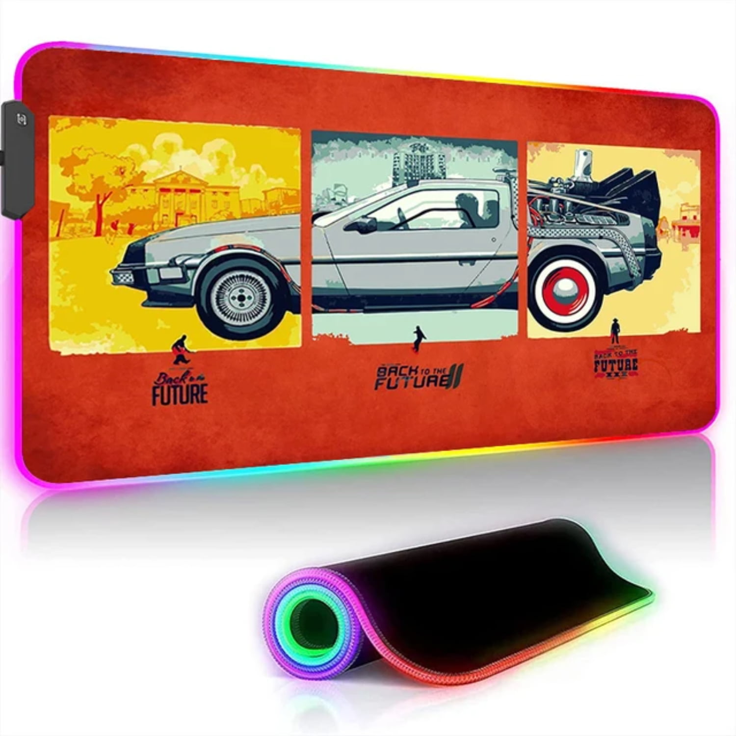 CHNGYJC Large Back To The Future Anime Mouse Pad Big 900x400 Desk Mat ...