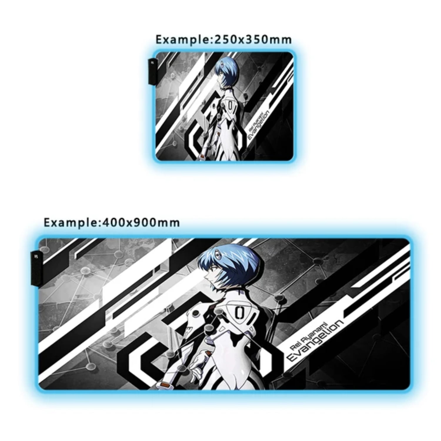 CHNGYJC Luminous RGB LED Backlight Gaming Mouse Pad - Extra Large Desk ...