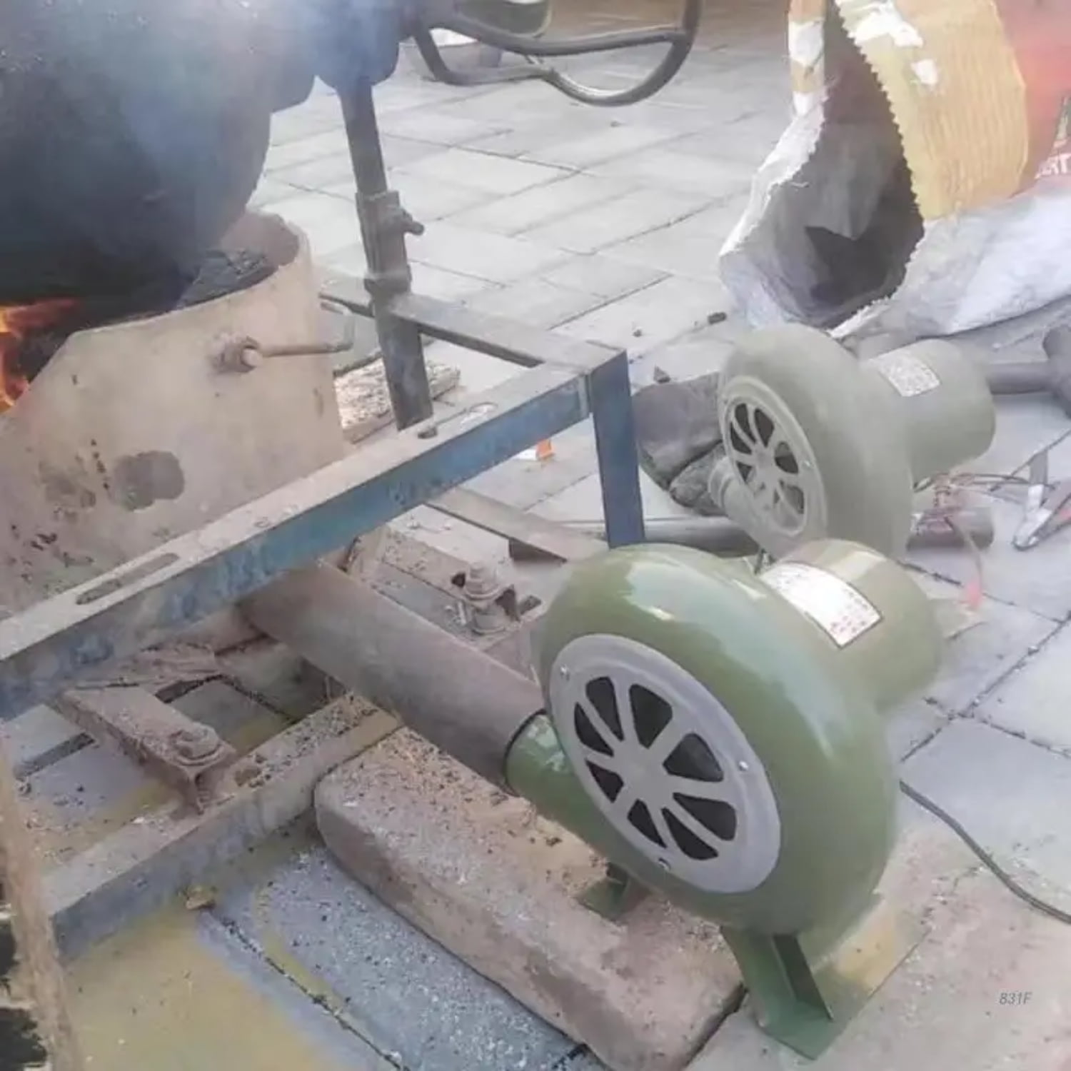 CHNGYJC Powerful BBQ Fan for Outdoor Cooking and Camping|12V Blacksmith ...