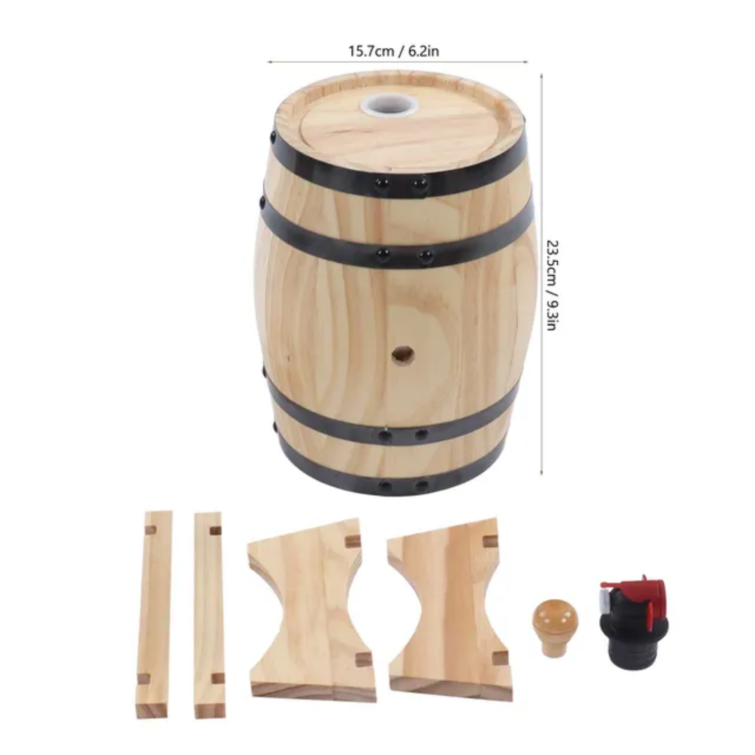 CHNGYJC Unique Pine Special 1/3/5L Beer Tequila Whiskey Barrel ...