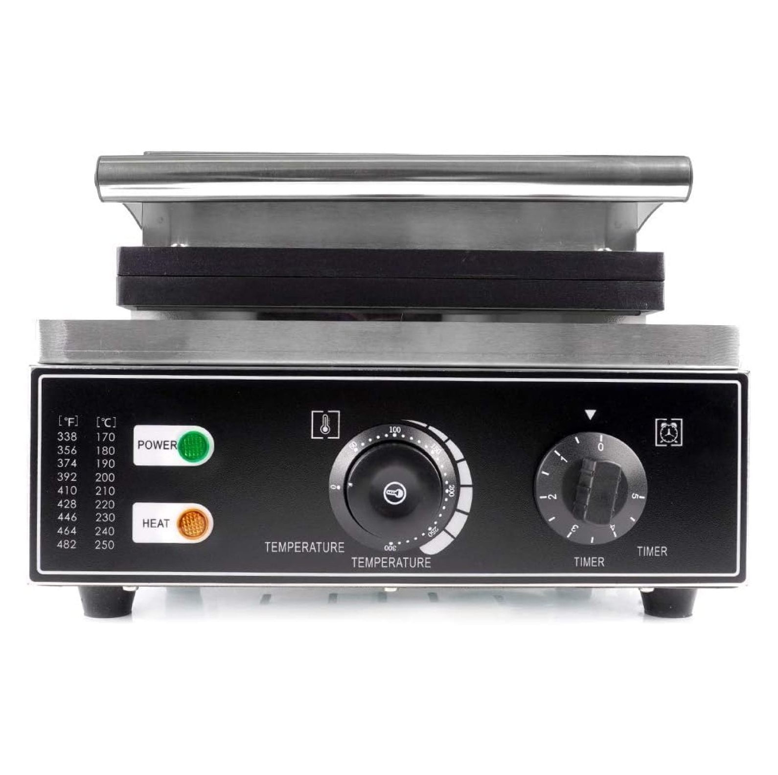 CHNRED Mini Waffle Maker 110V 1550W Stainless Steel Nonstick Waffle ...