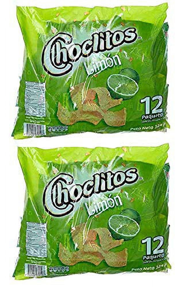 CHOCLITOS Sabor 2 PACK 12 Unid. 27 s. | Corn Chips Lime Flavor 2 PACK ...