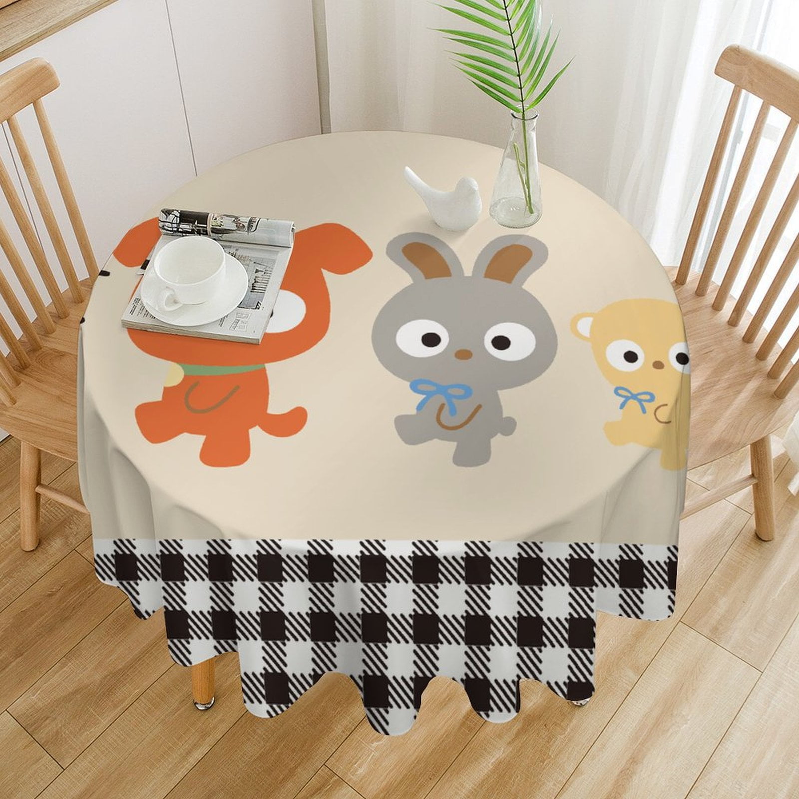 CHOCOCAT Tablecloth Anime for Dining Table Picnic Gift 36x36in CHOCOCAT ...