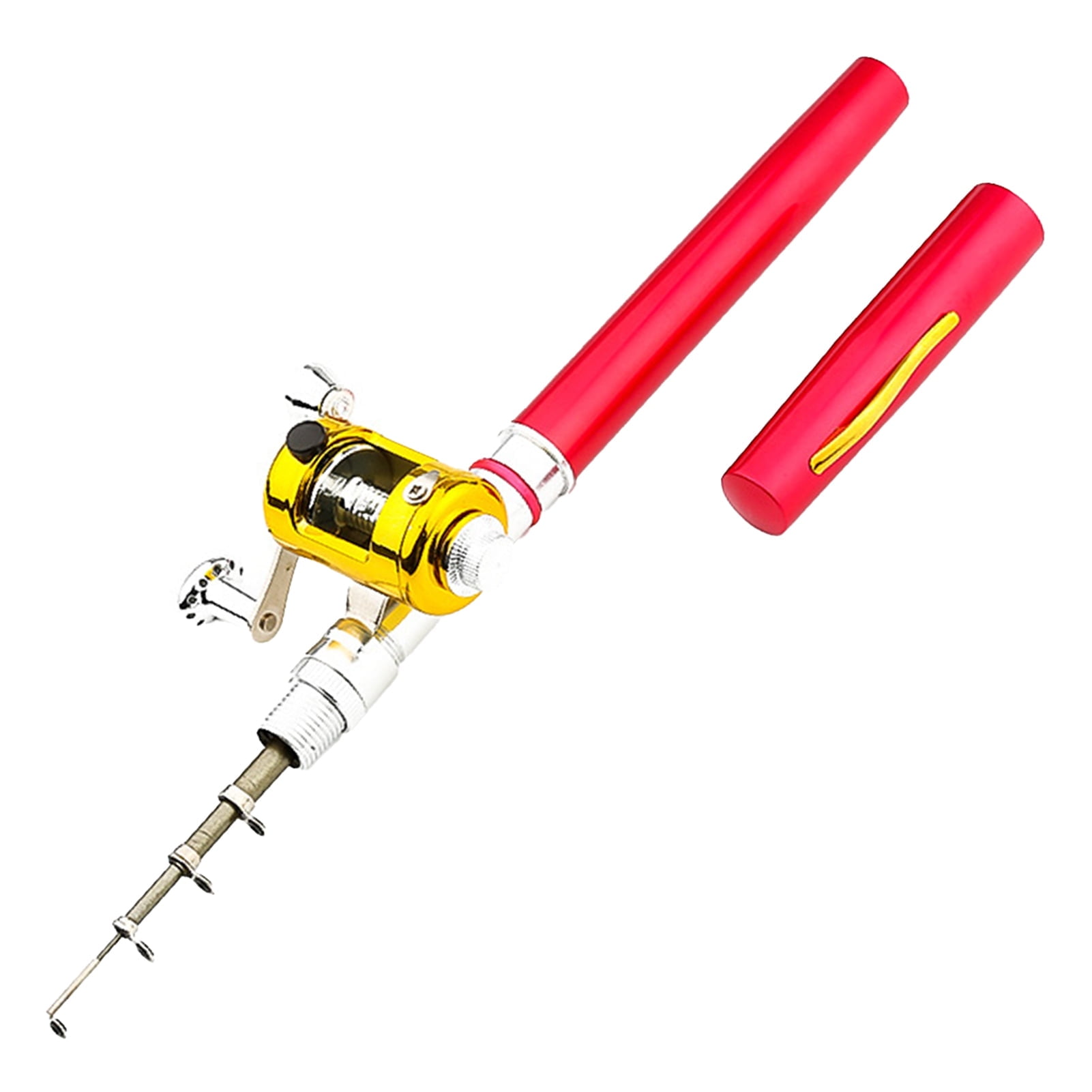 MixMart 1M Pen Fishing Rod with Spinning Reel Heavy Duty Aluminum Alloy ...